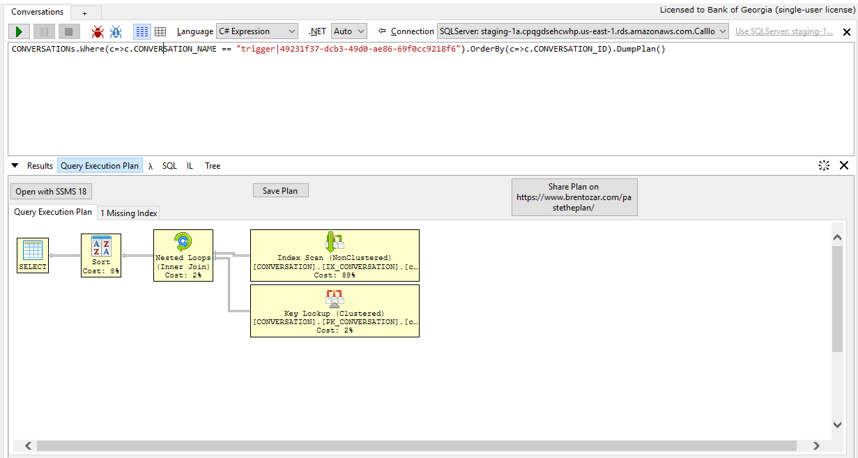 Linqpad Query Plan Visualizer Giorgi Dalakishvili Personal Website